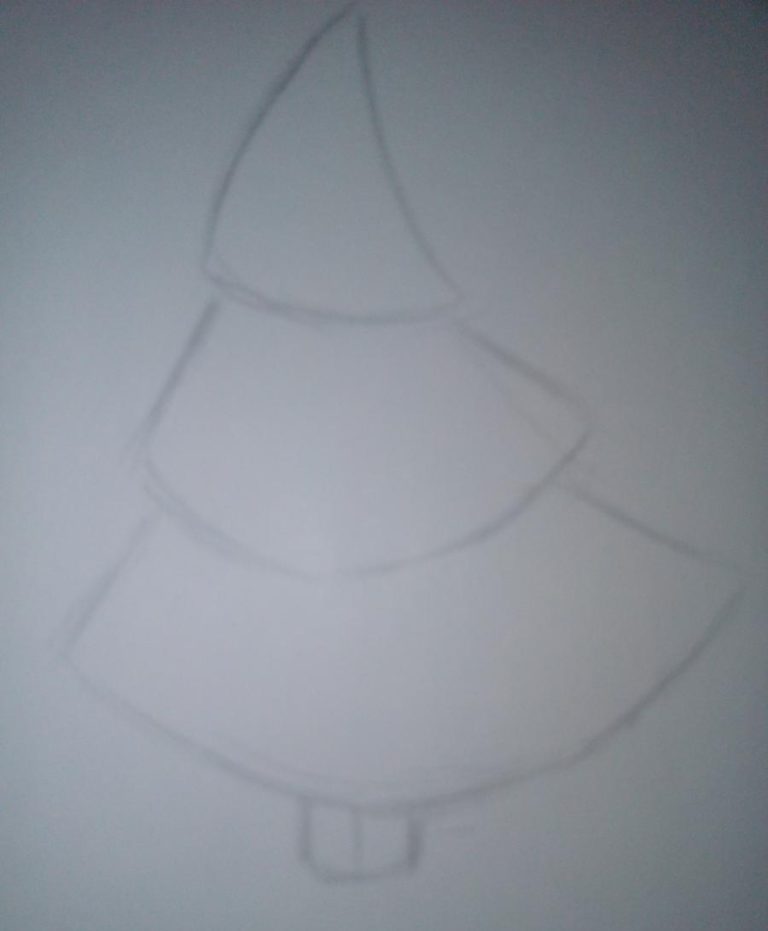 Karácsonyfa rajz lépésről lépésre | Karácsonyfa Világ