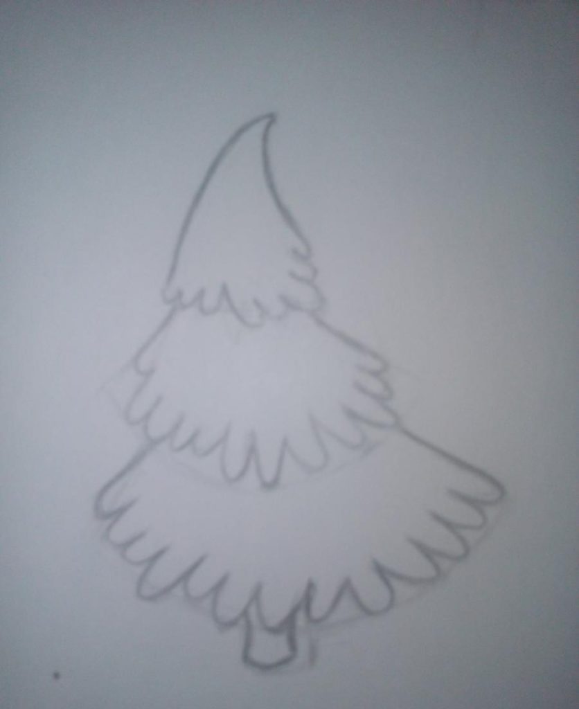 Karácsonyfa rajz lépésről lépésre | Karácsonyfa Világ